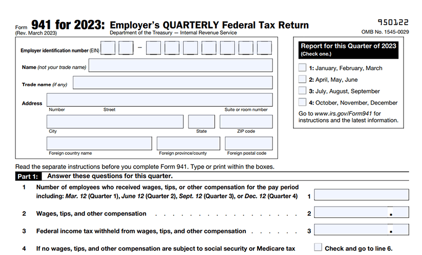 File 941 Online | How to E-File 941 Form for 2023